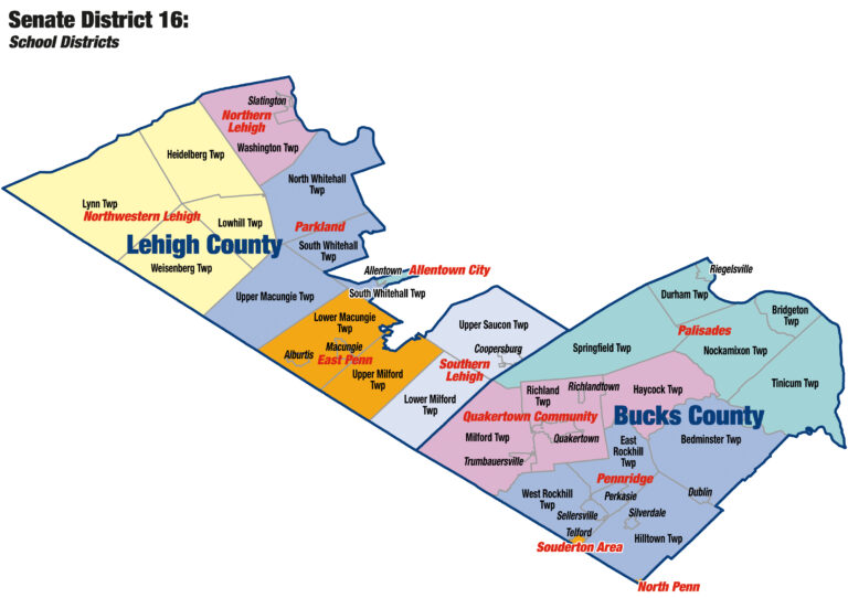 District Map - Senator Coleman