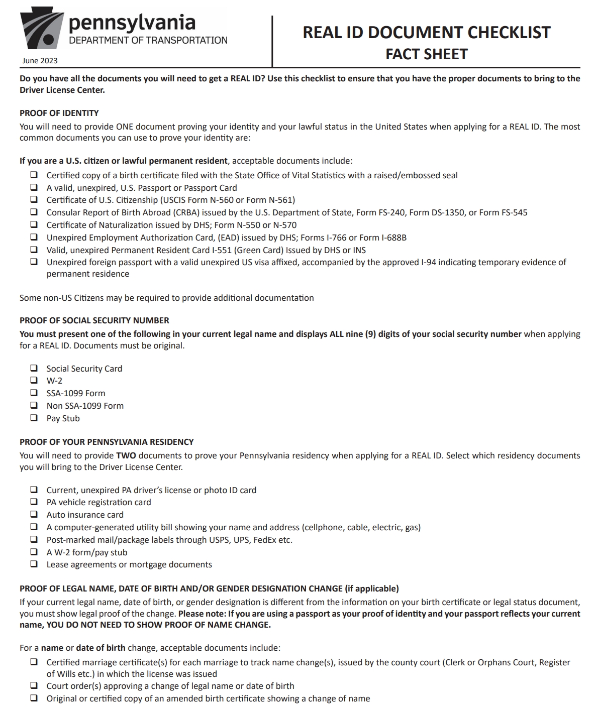 Real ID: What do I need to know? - Senator Coleman